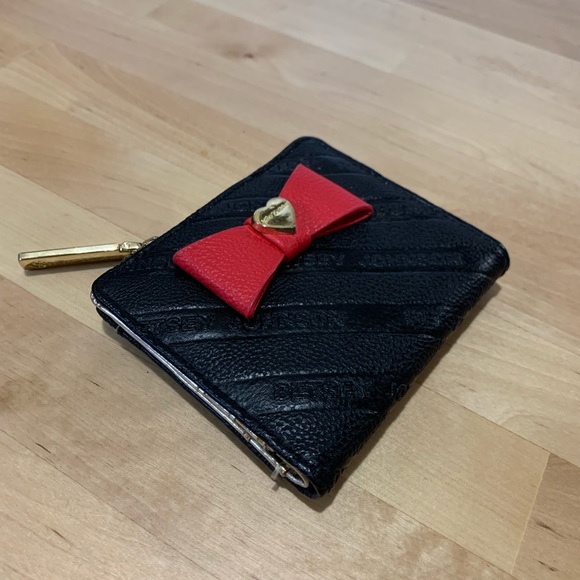 Betsey Johnson | Bags | Betsey Johnson Red Bow Wallet | Poshmark